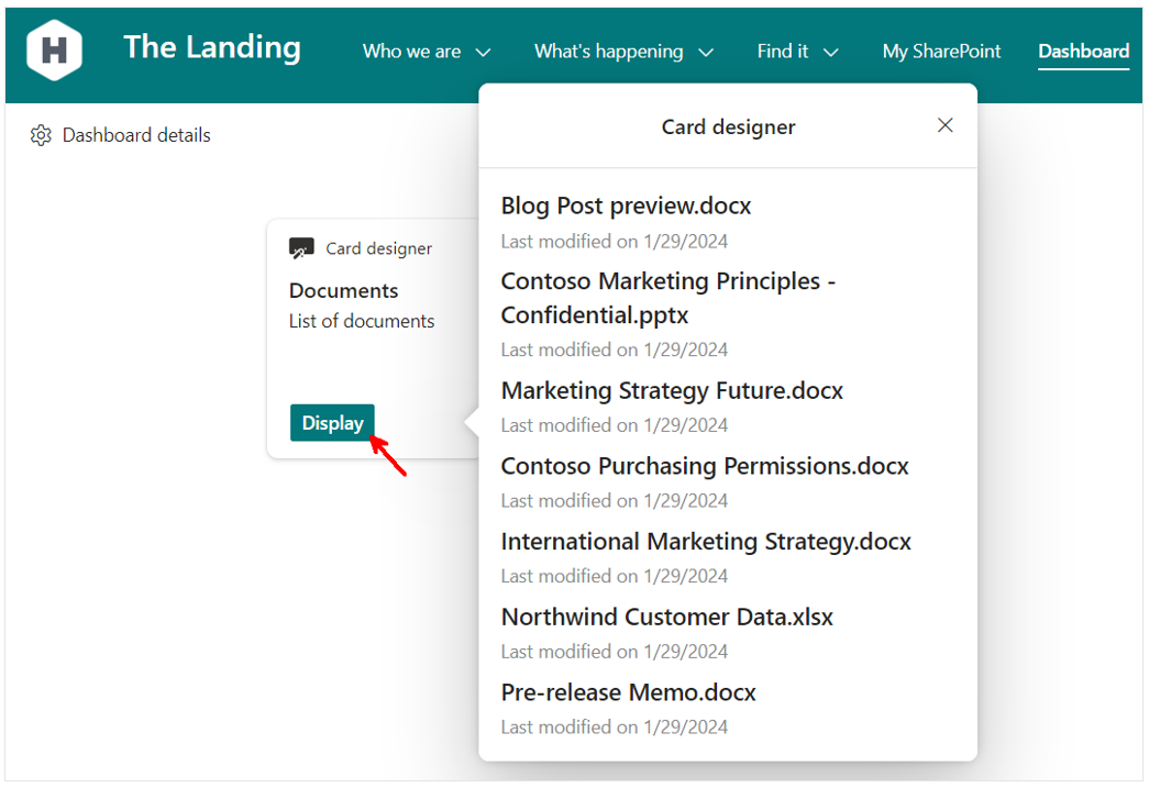 Viva Connections Card Designer – Advance API features (part 1) – Aimery ...
