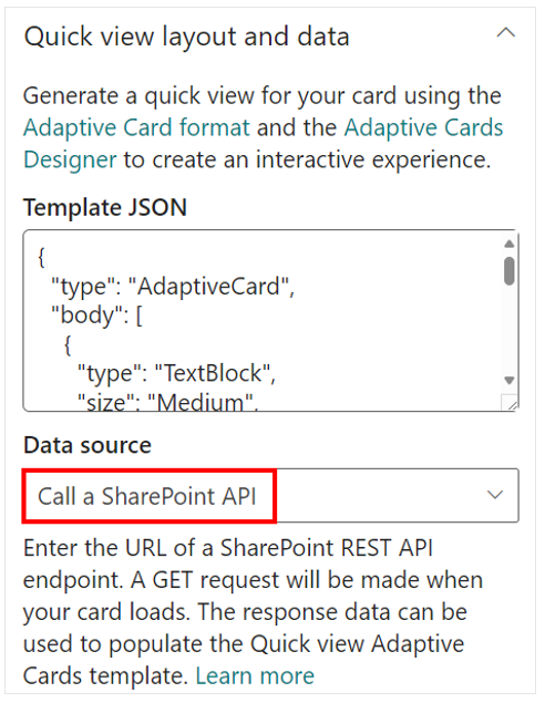 Viva Connections Card Designer – Advance API features (part 1) – Aimery ...